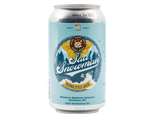 Sad Snowman Vienna Style Lager - Bozeman Brewing Company