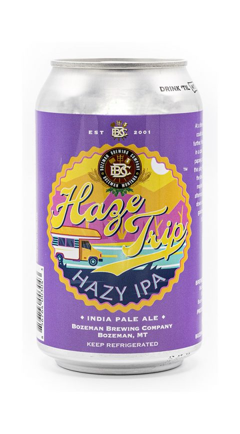 Haze Trip Hazy IPA - Bozeman Brewing Company