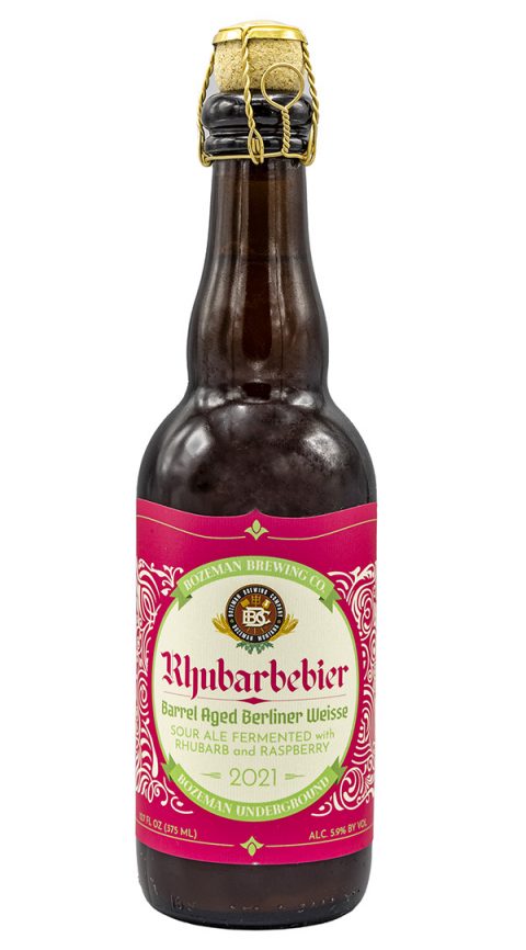 Rhubarbebier Barrel Aged Berliner Weisse w/Rhubarb & Raspberry 2021 ...